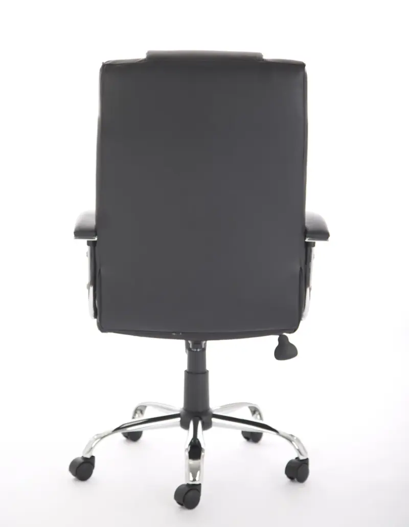 Thrift High Back Executive Black Leather Office Chair with Arms - Smart ...