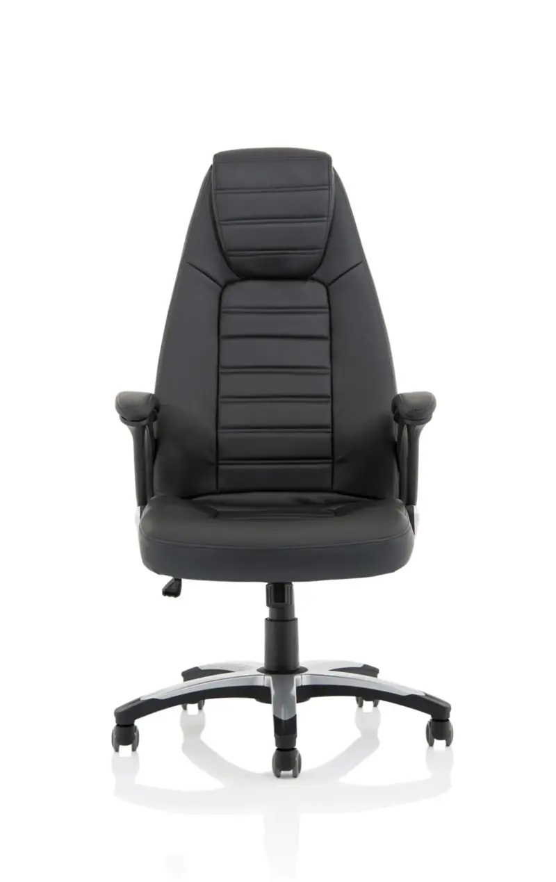 Metropolis High Back Black Leather Executive Office Chair - Smart Image ...